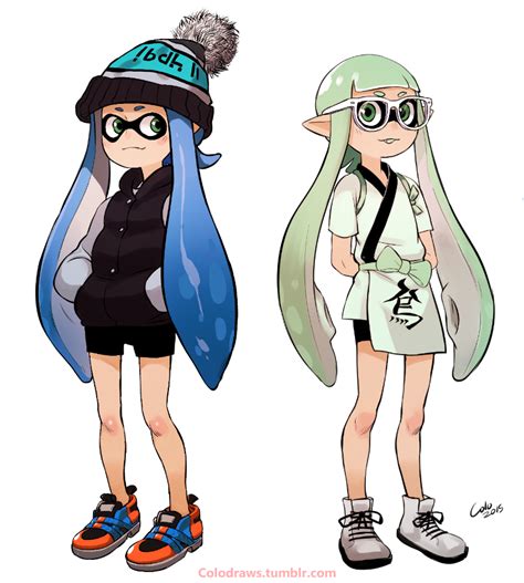 Inkling Splatoon And More Drawn By Colo Nagrolaz Danbooru