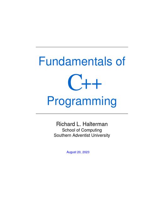 C Book Pdf Programming Computer Program