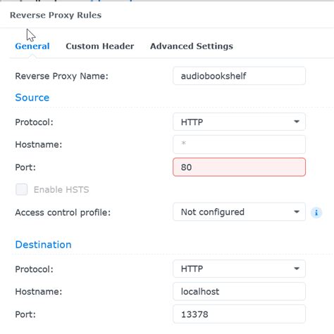 synology reverse proxy doesn t work · issue 995 · advplyr audiobookshelf · github