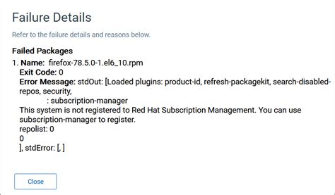 Vendor Patch And Os Patch Failure Error Codes