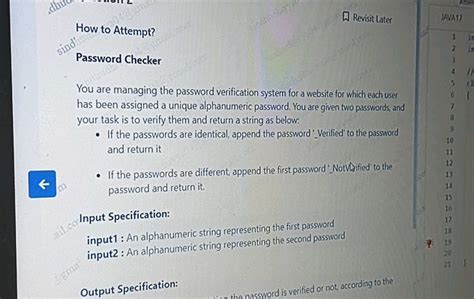 How To Attempt Revisit Later Password Checker Studyx