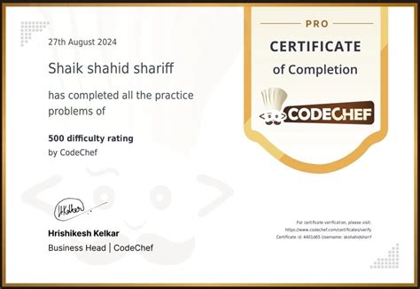 Shaik Shahid Shariff On Linkedin Java Codechef Programming