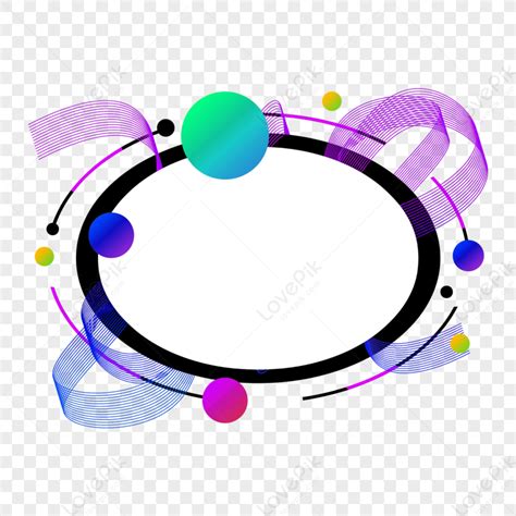 추상 그 라 데 이 션 타원형 컬러 테두리 일러스트날다유리 Png 일러스트 무료 다운로드 Lovepik