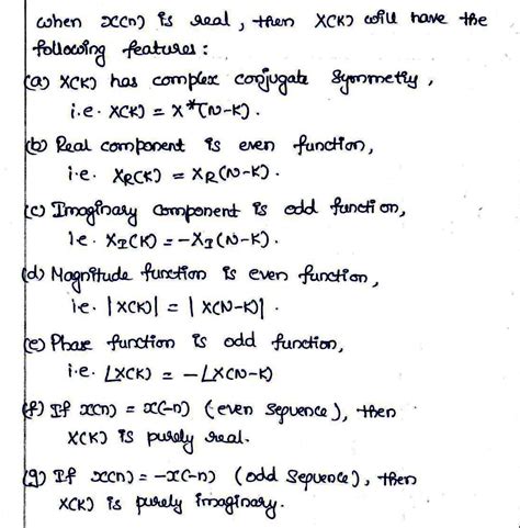 Discrete Fourier Transform Hand Written Notes