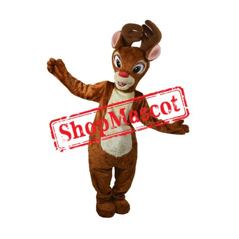 Rudolph The Red Nosed Reindeer 1 Mascot Costume