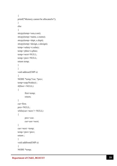 Vtu Data Structures Lab Manual Bcs304 Pdf Pdf Programming Languages