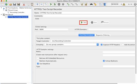 Mobile Performance Testing Recording A Scenario With Jmeter