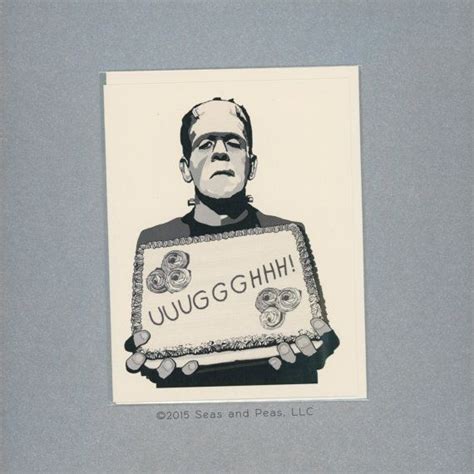 FRANKENSTEIN BIRTHDAY UGGHH Frankenstein Funny Birthday Card