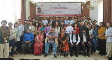 New Accreditation Framework Programme Held Dipr Nagaland Department