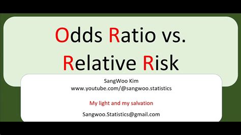 Difference Between Odds Ratio And Risk Ratio