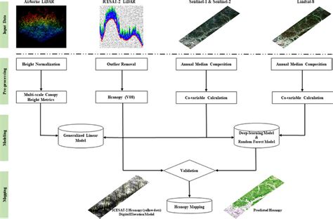 The Overall Machine Learning Based Workflow Of Mapping Forest Canopy