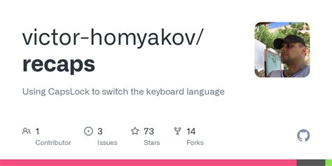 Github Victor Homyakovrecaps Using Capslock To Switch The Keyboard