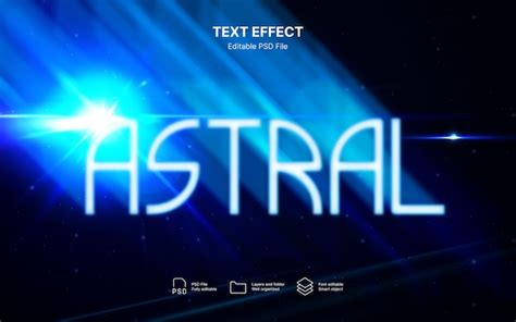 Premium Psd Astral Text Effect