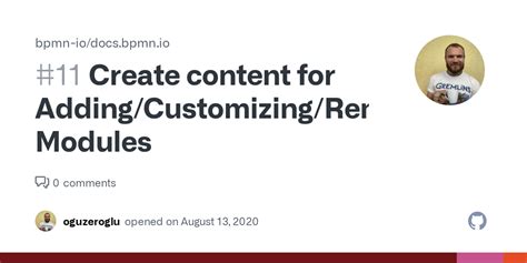 Create Content For Adding Customizing Removing Modules Issue Bpmn Io Docs Bpmn Io Github