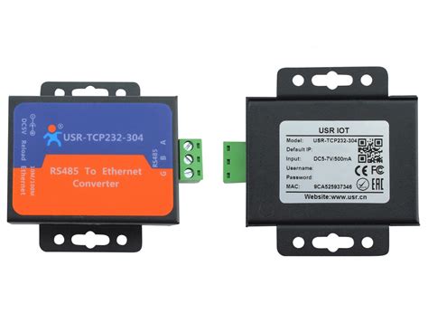 Conversor Rs485 Para Ethernet Tcpip Usr Tcp232 304 Usinainfo