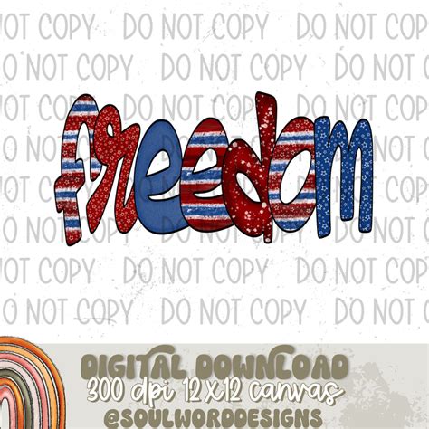 Freedom Doodle Digital Download Olive Soul