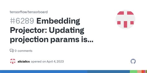 Embedding Projector Updating Projection Params Is Inconsistent T Sneumap · Issue 6289