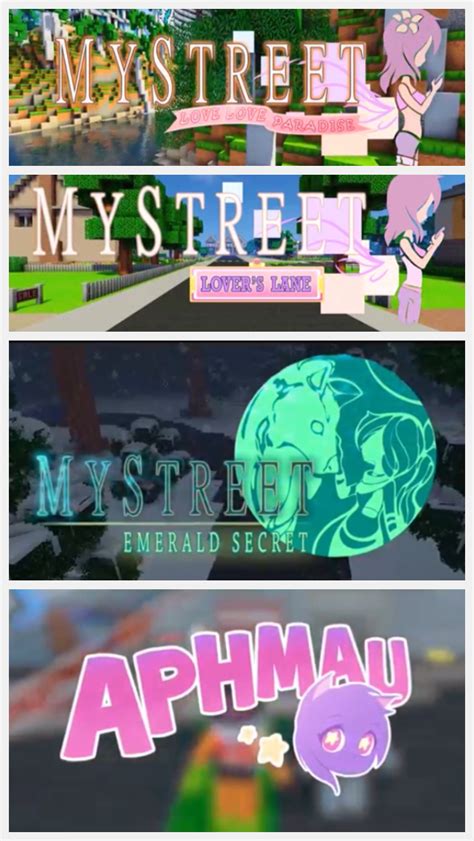 All The Seasons And Intros Of Mystreet Ps The Last One Is Aphmaus Main Intro Aphmau Wallpaper