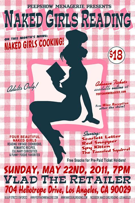 Snippets From Snapper Peepshow Menagerie Presents Naked Girls Cooking