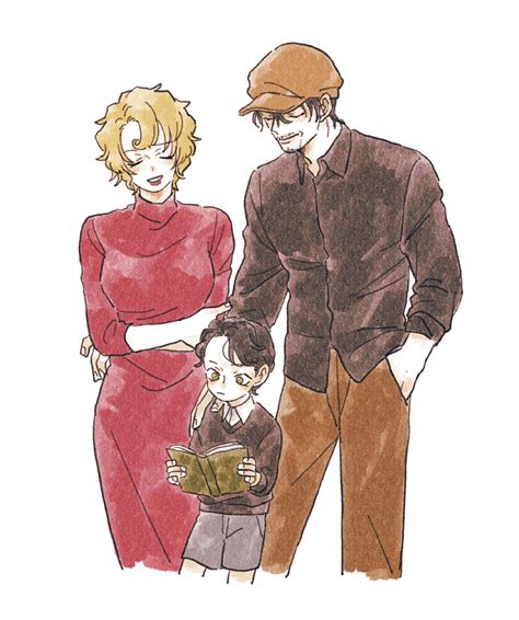 Akai Shuuichi Mary Sera And Akai Tsutomu Meitantei Conan Drawn By