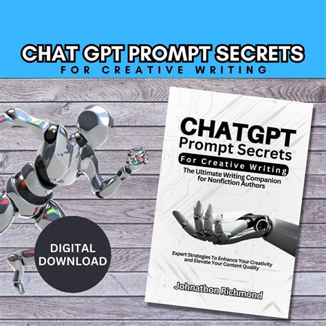 Best Value Chat Gpt Prompt Secrets For Creative Writing Instant Download The Ultimate Writing