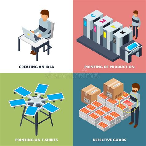 Offset Printing Vector Stock Illustrations 2020 Offset Printing Vector Stock Illustrations