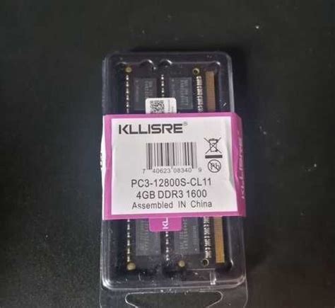 Оперативная память для ноутбука Kllisre Ddr3 4 гб Вся Россия Комьютерные аксессуары и