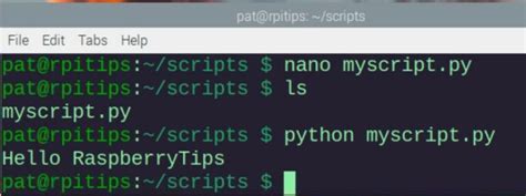 How To Create A New Python File In Terminal On Raspberry Pi Raspberrytips