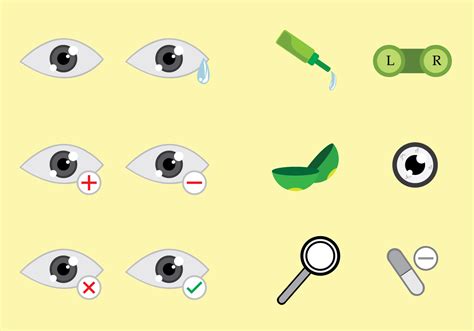 Optometry Icons Vectors 141812 Vector Art At Vecteezy