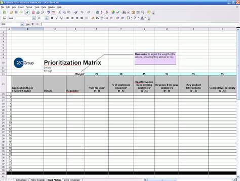 Feature Prioritization Roadmap Matrix Download Softpedia