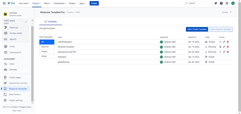 Creating A Project Template Appbox Support