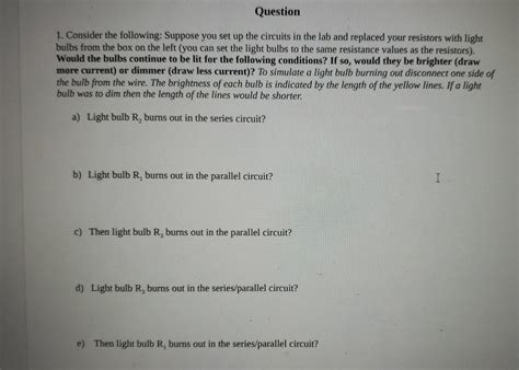 Solved Part III Resistors In Series And Parallel Set Up Chegg Com