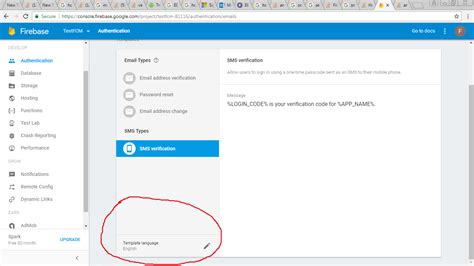 Firebase Authentication Phone Number For Android Sms Template In Different Languages Stack