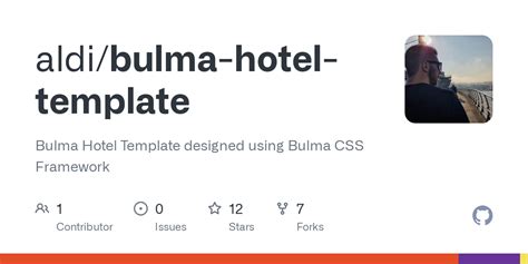 Github Aldibulma Hotel Template Bulma Hotel Template Designed Using Bulma Css Framework