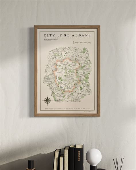 City Of St Albans District Map Thecartographicarts