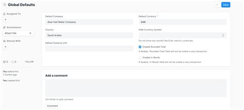 Setting Default Currency As Inr Frappe Builder Frappe Forum