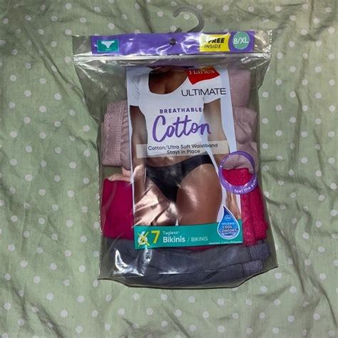Hanes Intimates Sleepwear Hanes Ultimate Breathable Cotton Bikini Underwear Pack Of Six
