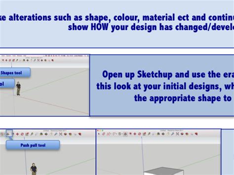 sketchup basics step by step guide teaching resources