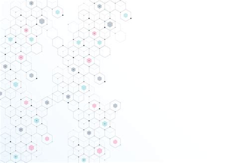 Premium Vector Abstract Hexagonal Molecular Structures In Technology Background And Science