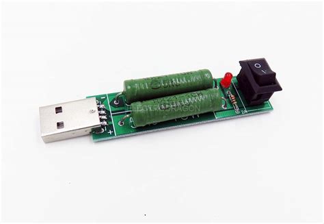 Usb Load Resistor For Testing 2a 1a Constant Discharge Electrodragon