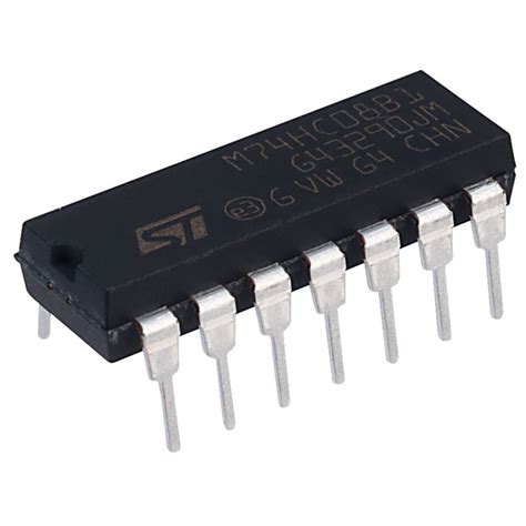 ST M HC B R Quad Input Positive And Gate Rapid Electronics
