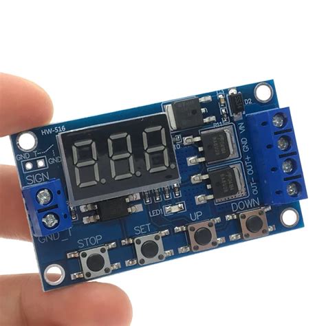 Relay Trigger Cycle Timer Delay Module 5 36V Input