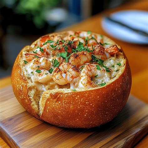 Cozy Seafood Soup In Edible Bread Bowl Recipe Daves Grill