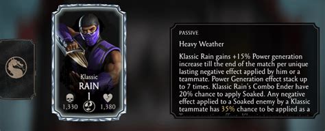 My Journey Of Maxing Klassic Rain Rmkxmobile