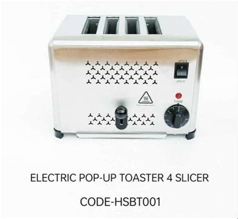 Electric Popup Toaster 4 Slice Model Namenumber Hsbt001 At Rs 5400 In Chennai Electric Popup Toaster 4 Slice Model Namenumber Hsbt001 At Rs 5400 In Chennai