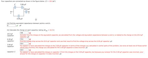 Solved Our Capacitors Are Connected As Shown In The Figure Chegg Com