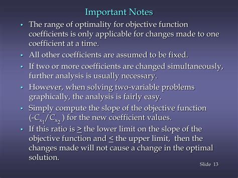 Ppt Chapter 3 Linear Programming Sensitivity Analysis And Interpretation Of Solution