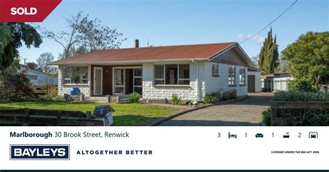 Residential For Sale By Negotiation 30 Brook Street Renwick Marlborough Bayleys