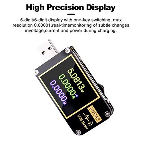 Usb Tester Usb Voltage Meter Fnb48 Pd Trigger Voltmeter Usb 3 0 Voltage And Current Tester Dc 4