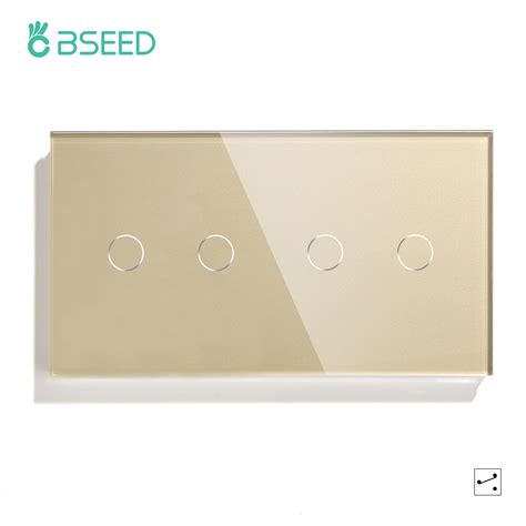 Bseed Mvava 4 Gang Button Touch Switch 157mm Elect Vicedeal